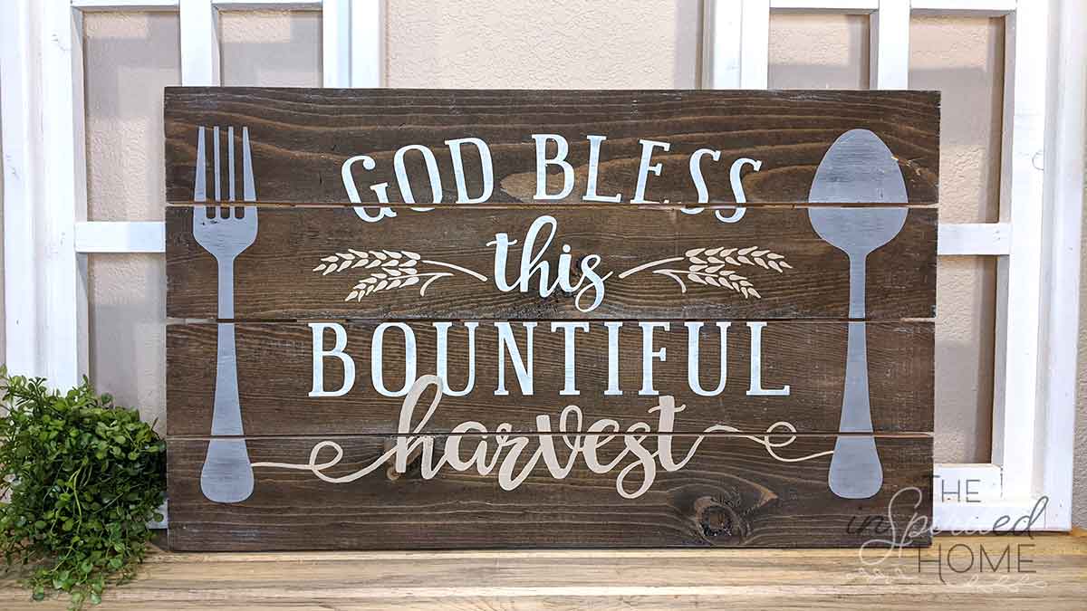 God Bless this Bountiful Harvest - Dining Room Sign – The InSpirited Home